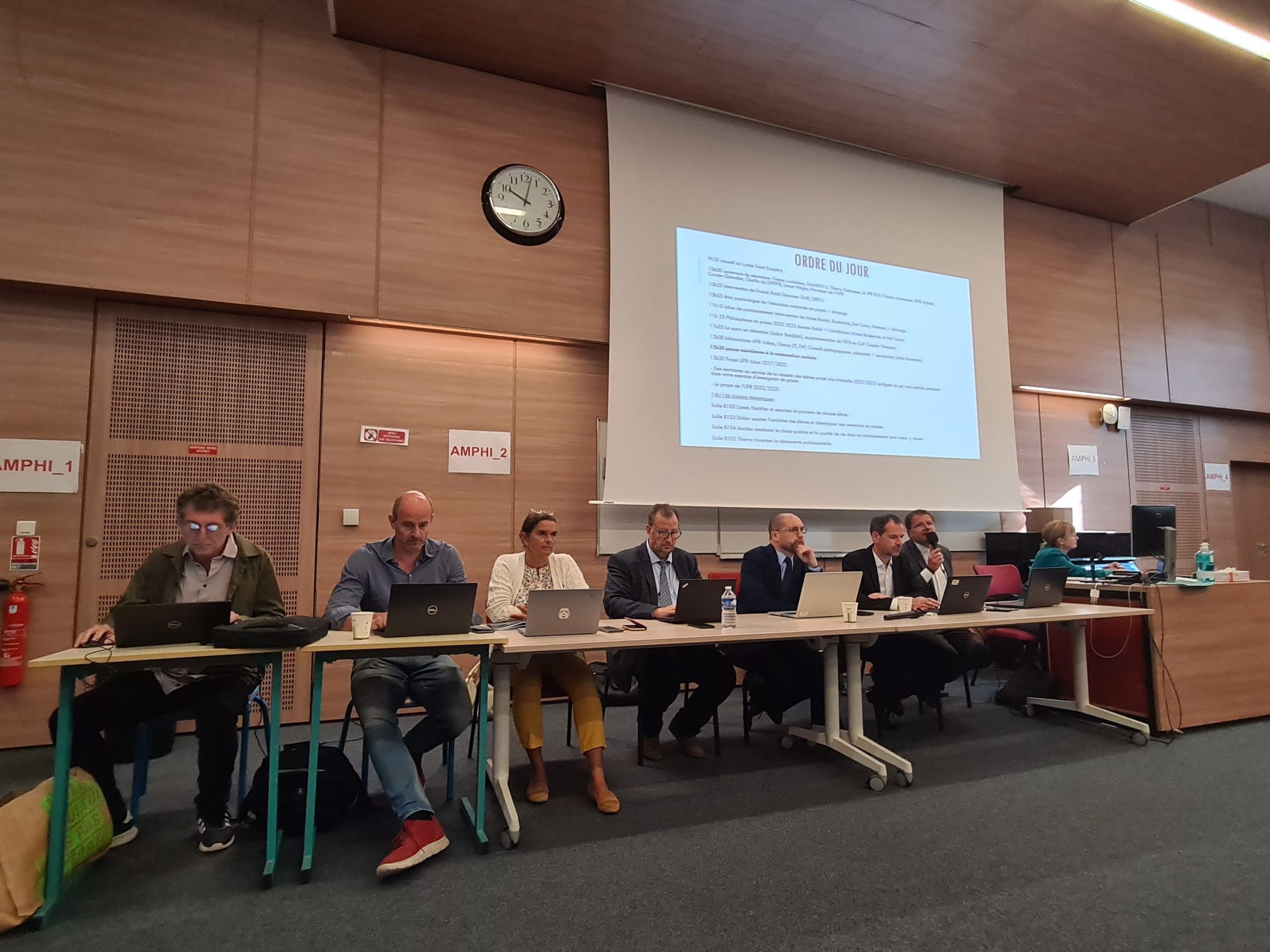 Séminaire des enseignants de l’Unité Pédagogique Régionale au lycée Saint-Exupéry de Marseille ...