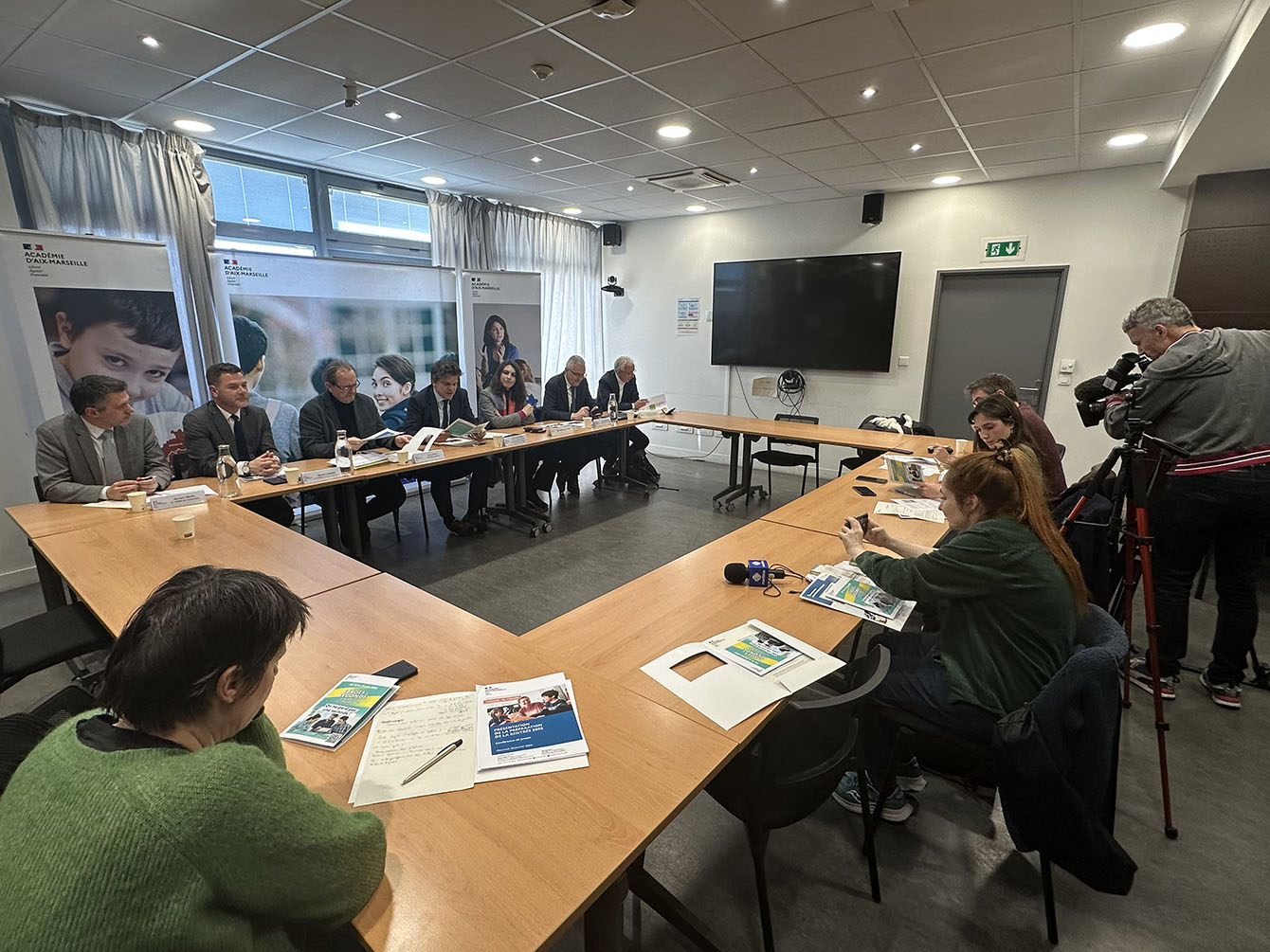Conférence de presse de présentation de la préparation de la rentrée 2025 | Académie d'Aix-Marseille